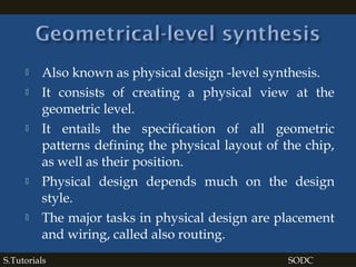 Synthesis & optimization of digital circuits | PPT