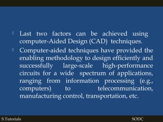 Synthesis & optimization of digital circuits | PPT