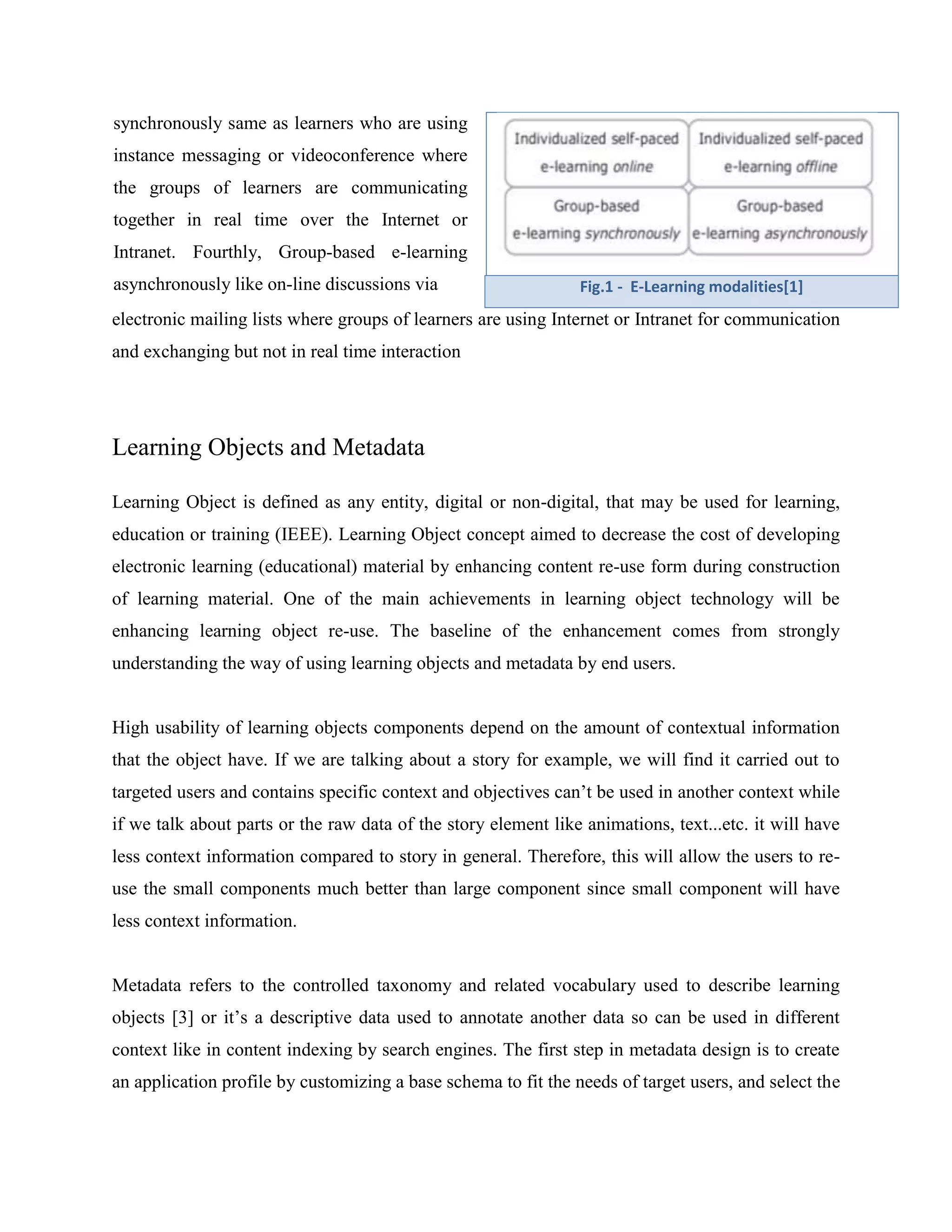 Learning objects and metadata framework - Mohammed Kharma | PDF