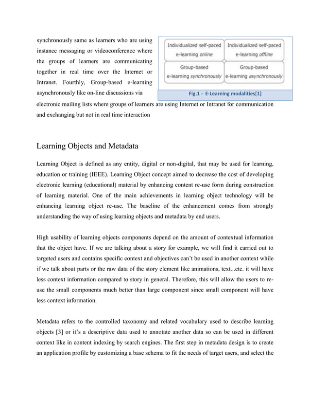 Learning objects and metadata framework - Mohammed Kharma | PDF