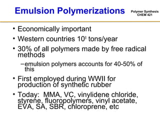 Synthesis poly | PPT