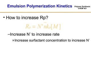 Synthesis poly | PPT