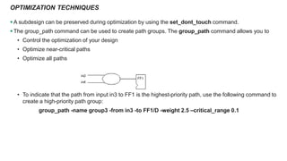 Synthesis and Optimization in Vlsi design | PDF