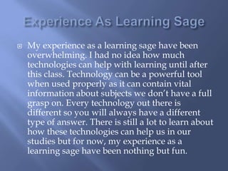 Synthesis presentation | PPT