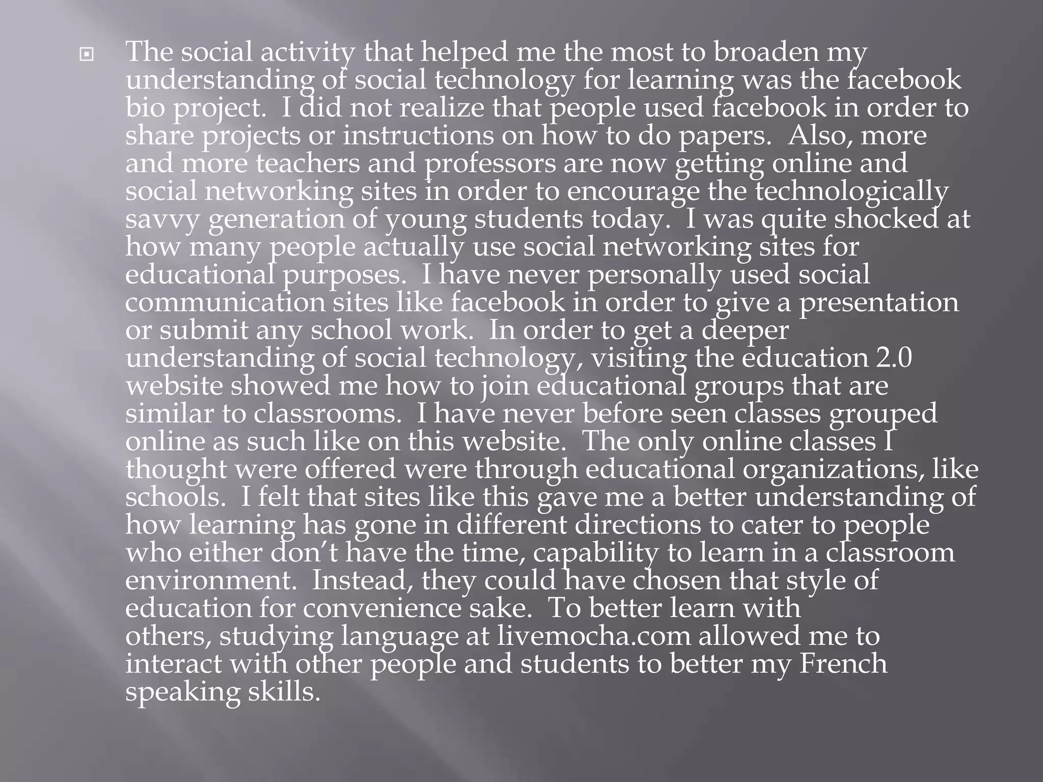 Synthesis project 2 | PPT