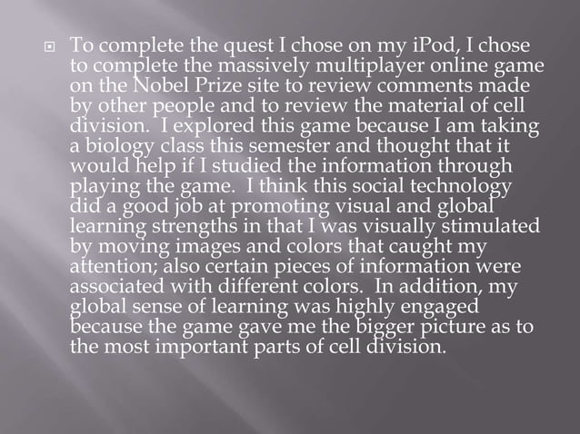 Synthesis project 2 | PPT