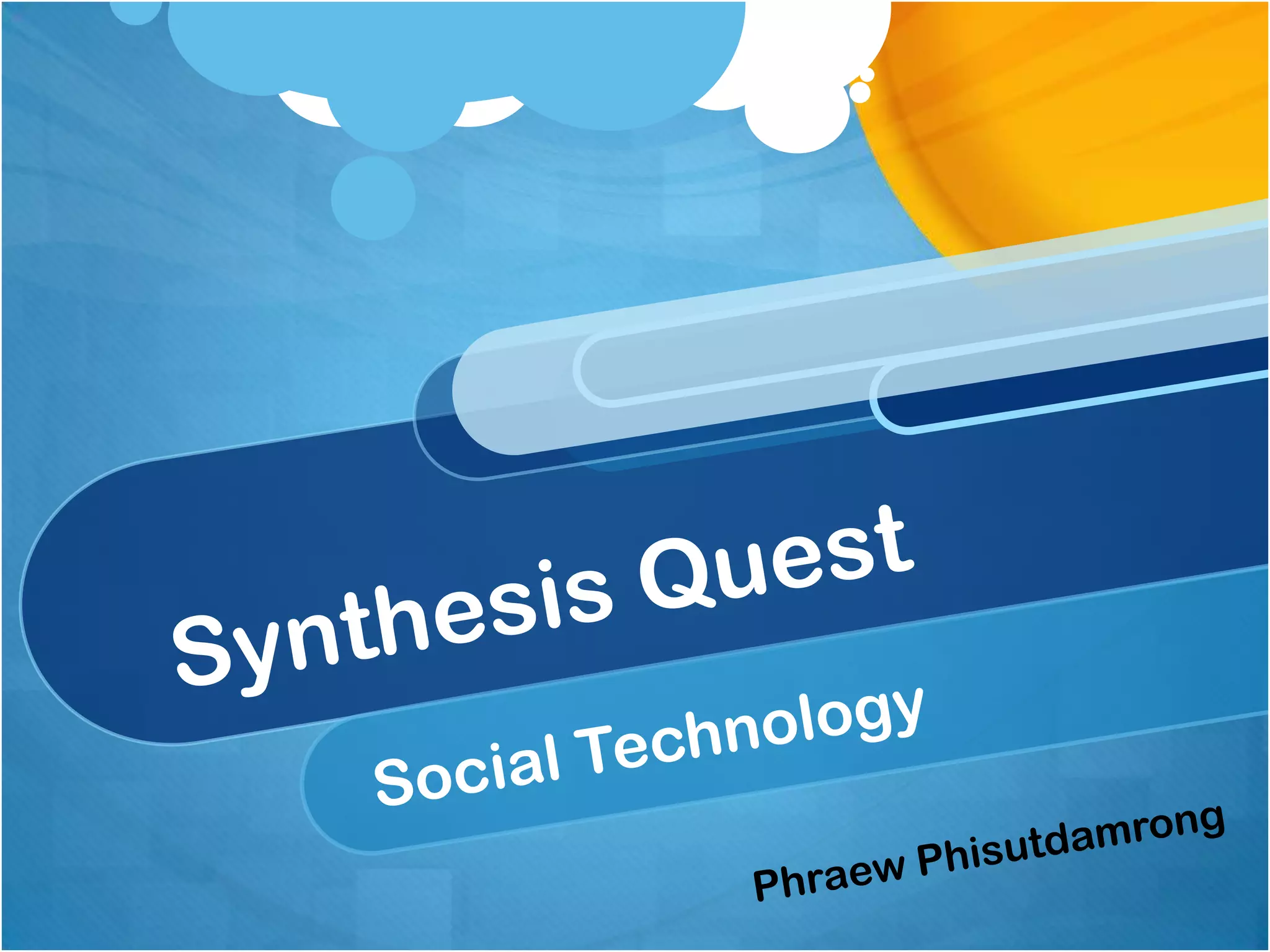 Synthesis social slides | PPTX