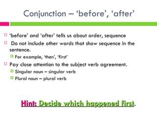 Before And After Words