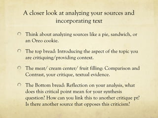 Synthesis Essay Presentation | PPT