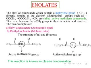Synthesis Via ENOLATES.pptx
