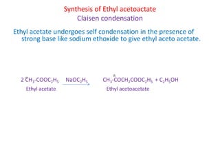Synthesis via enolates intro. and eaa | PPTX