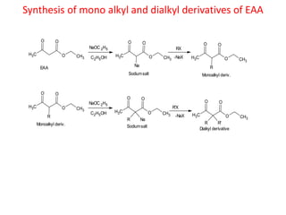 Synthesis via enolates intro. and eaa | PPTX