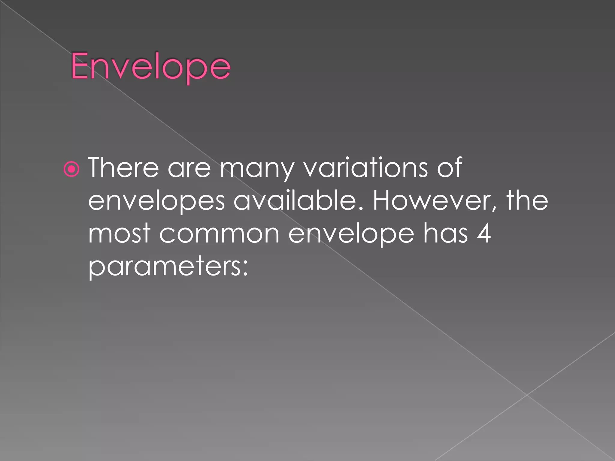 Explain the usage of the 5 most important synthesis modules: Oscillator, F… | PPTX