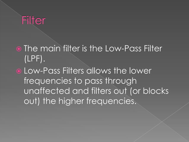 Explain the usage of the 5 most important synthesis modules: Oscillator, F… | PPTX | Digital ...