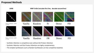 Synthesizer rethinking self-attention for transformer models | PPT
