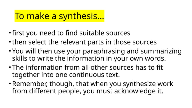 Synthesizing Essential Informations.pptx