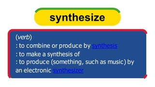 Synthesizing Review of Related Literature | PPTX | Educational ...