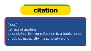 Synthesizing Review of Related Literature | PPTX | Educational ...