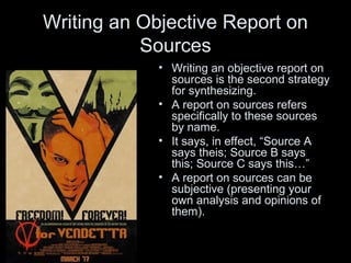Synthesizing sources | PPT