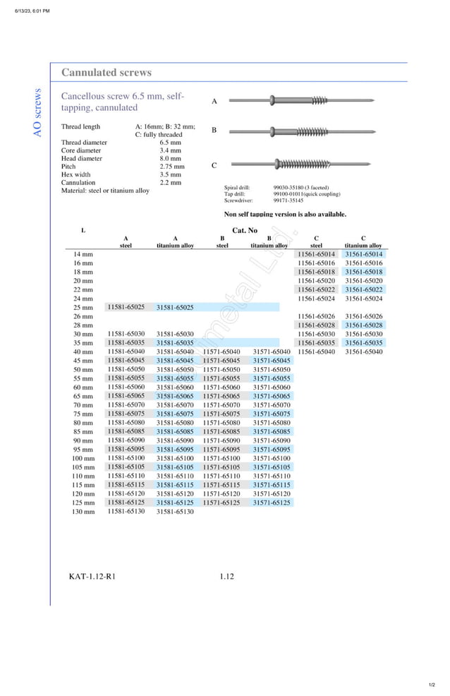 Synthes screws sizes.pdf