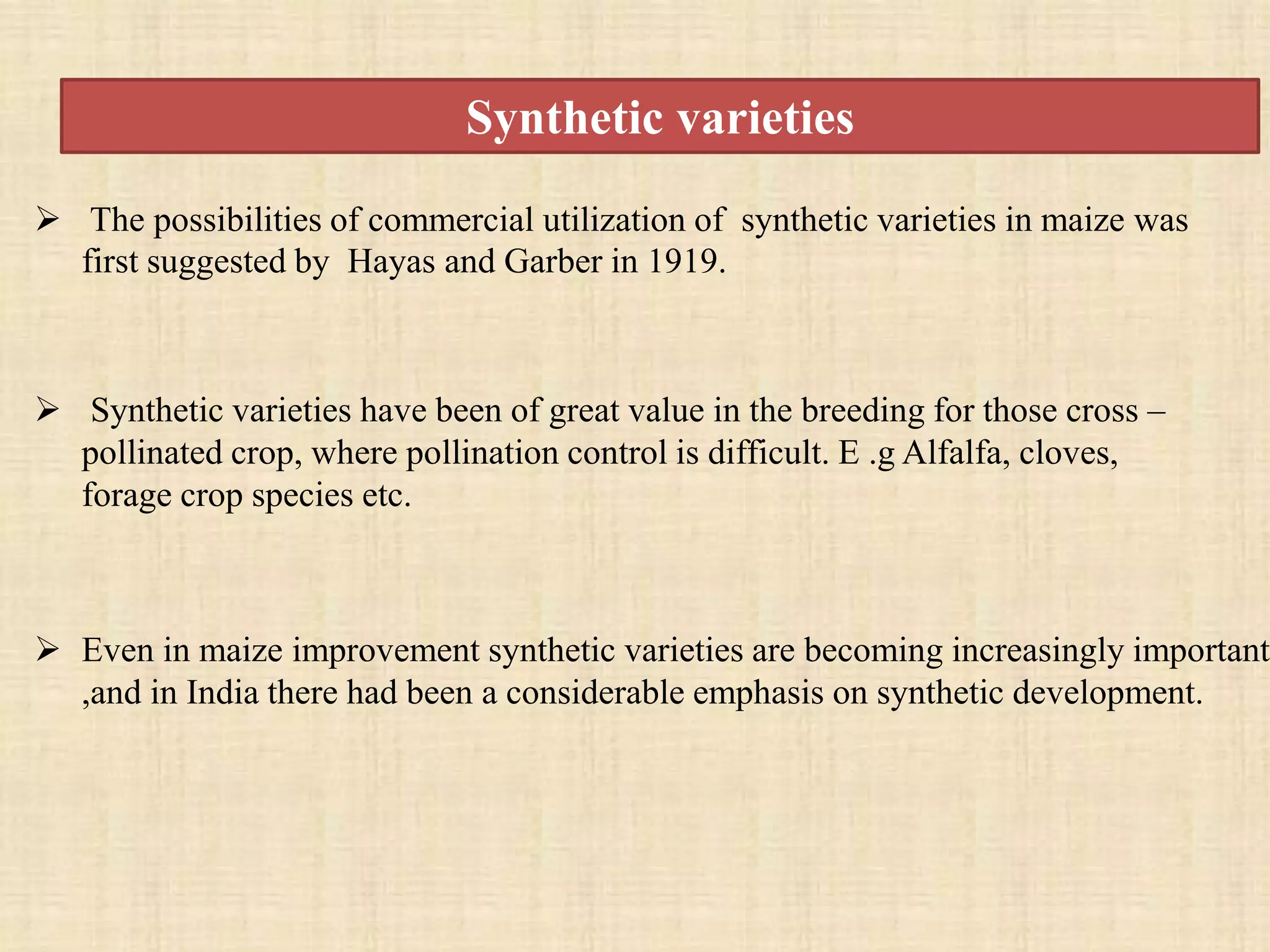 Synthetic and composite variety | PPTX