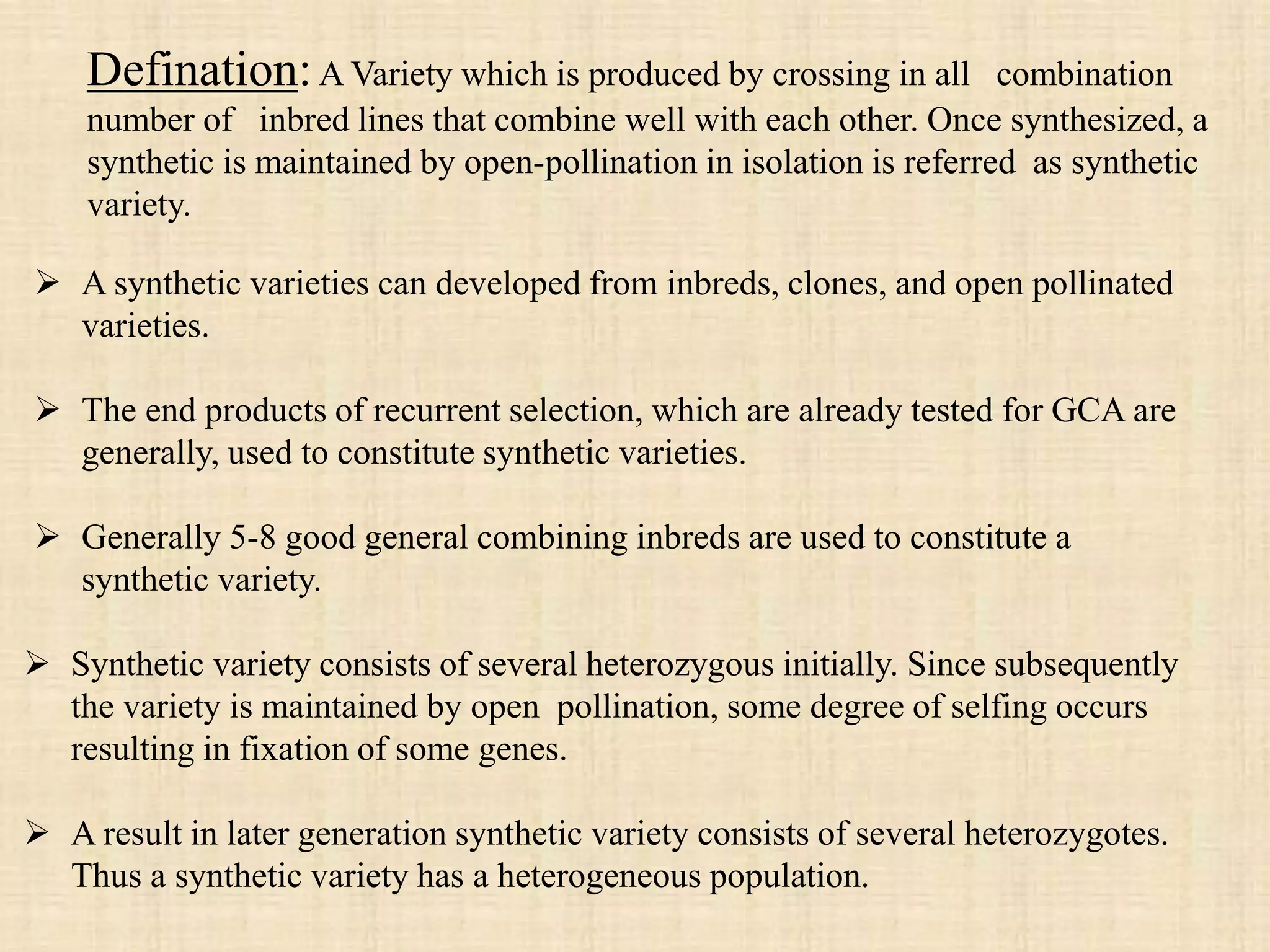 Synthetic and composite variety | PPTX