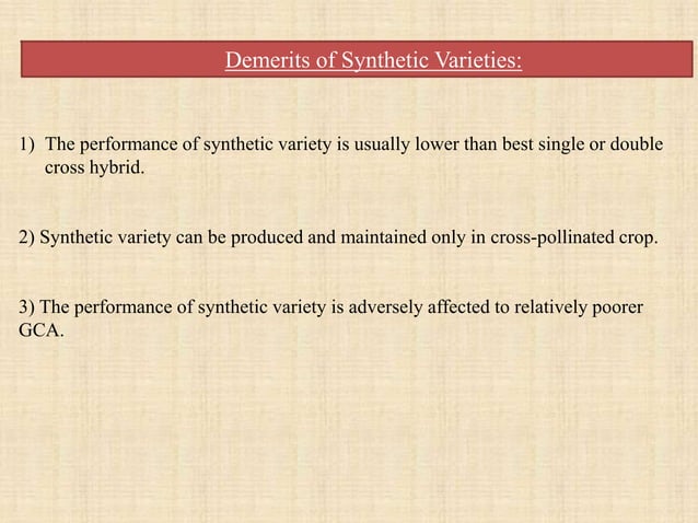Synthetic and composite variety | PPTX