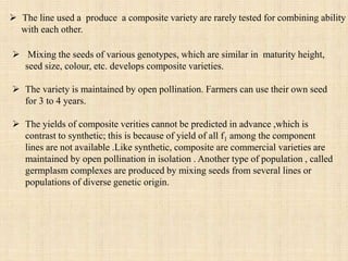 Synthetic and composite variety | PPTX