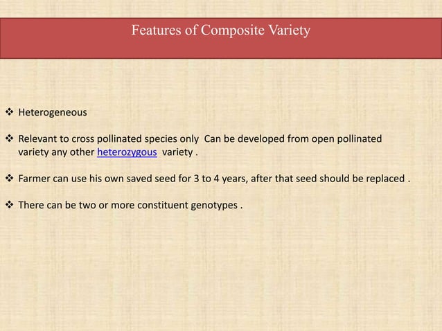 Synthetic and composite variety | PPTX