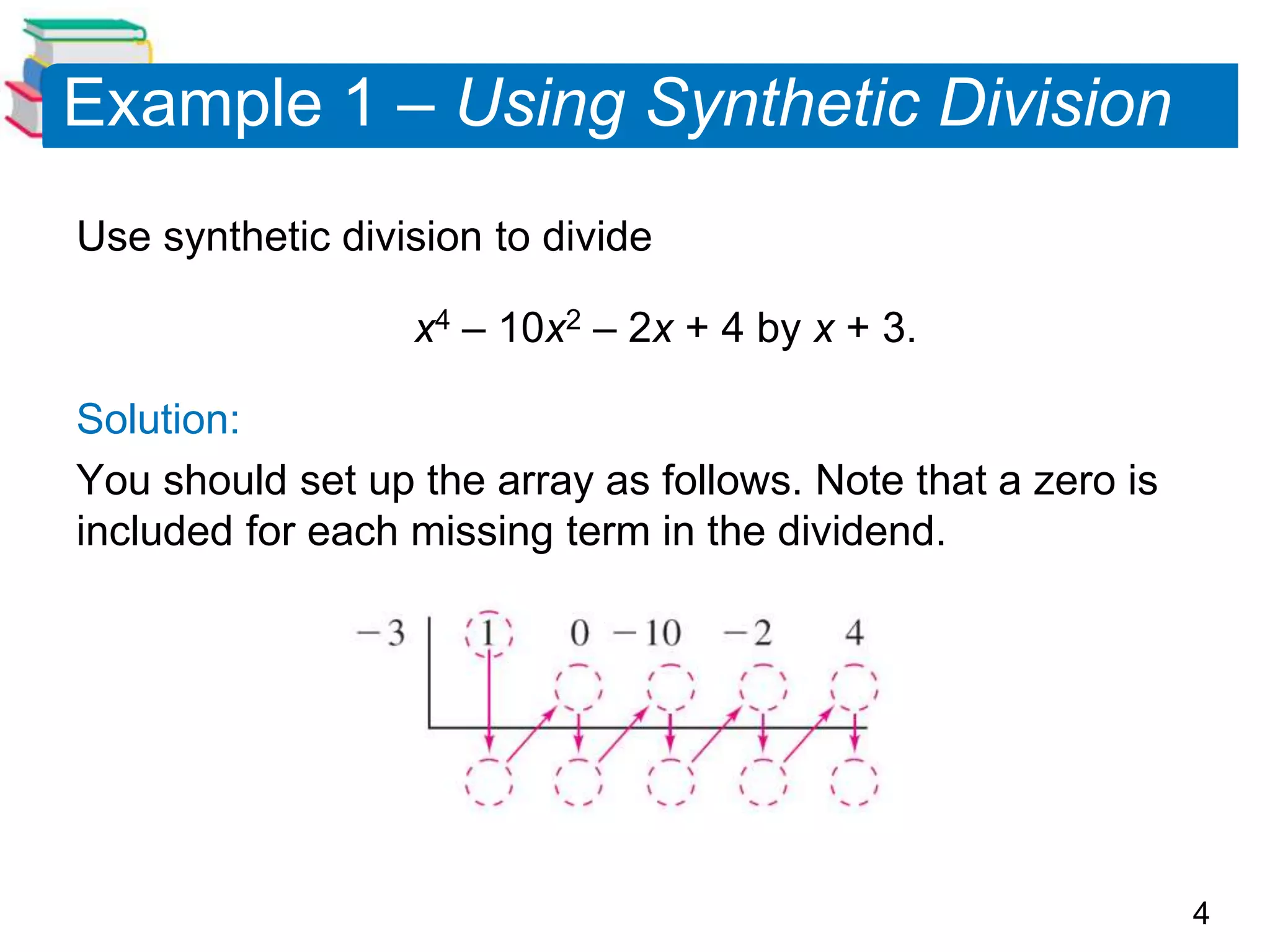 Synthetic and Remainder Theorem of Polynomials.ppt
