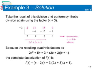 Synthetic and Remainder Theorem of Polynomials.ppt