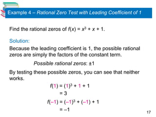 Synthetic and Remainder Theorem of Polynomials.ppt