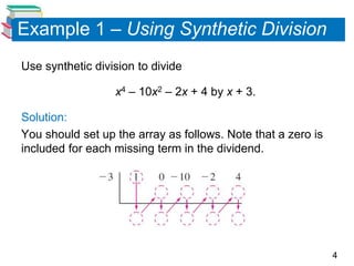 Synthetic and Remainder Theorem of Polynomials.ppt