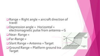 Synthetic aperature radar | PPTX