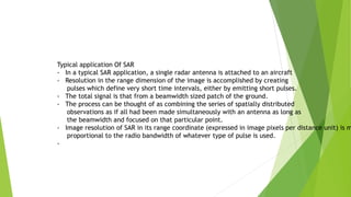 Synthetic aperture radar | PPTX