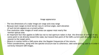 Synthetic aperture radar | PPTX