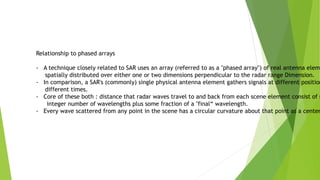 Synthetic aperture radar | PPTX
