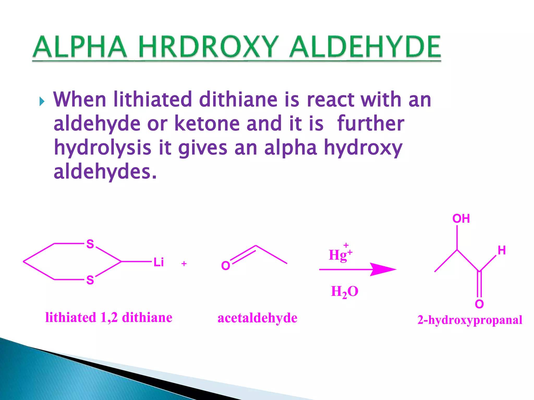 Synthetic applications of 1,2 dithiane. | PPTX