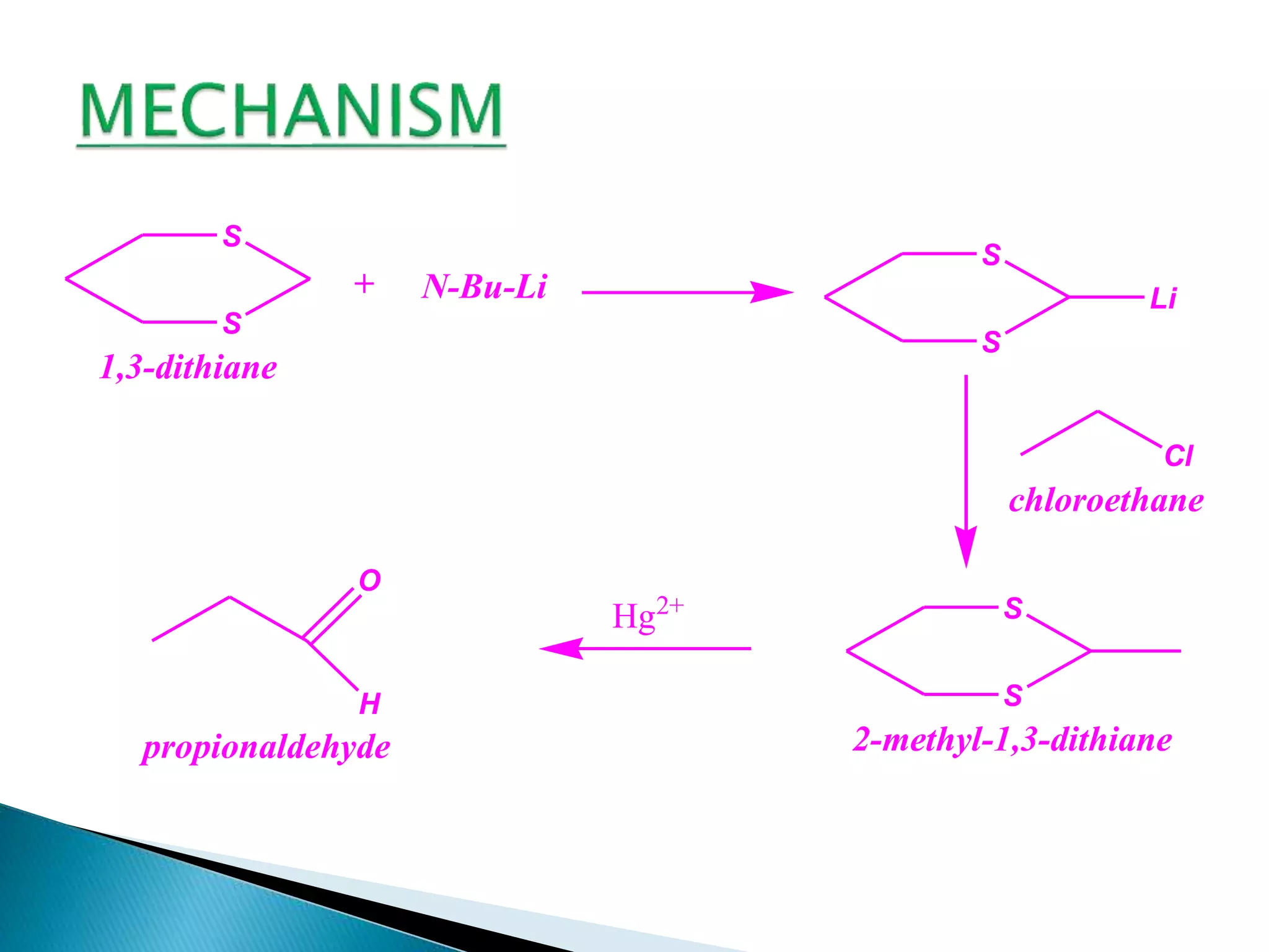 Synthetic applications of 1,2 dithiane. | PPTX