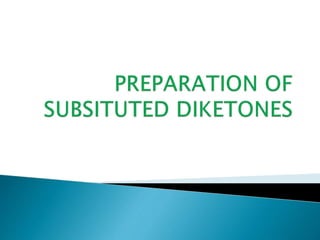 Synthetic applications of 1,2 dithiane. | PPTX