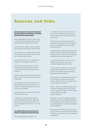 Synthetic biology a discussion paper | PDF | Biotech and Biomedical Industry | Industries