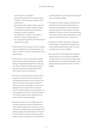 Synthetic biology a discussion paper | PDF | Biotech and Biomedical Industry | Industries