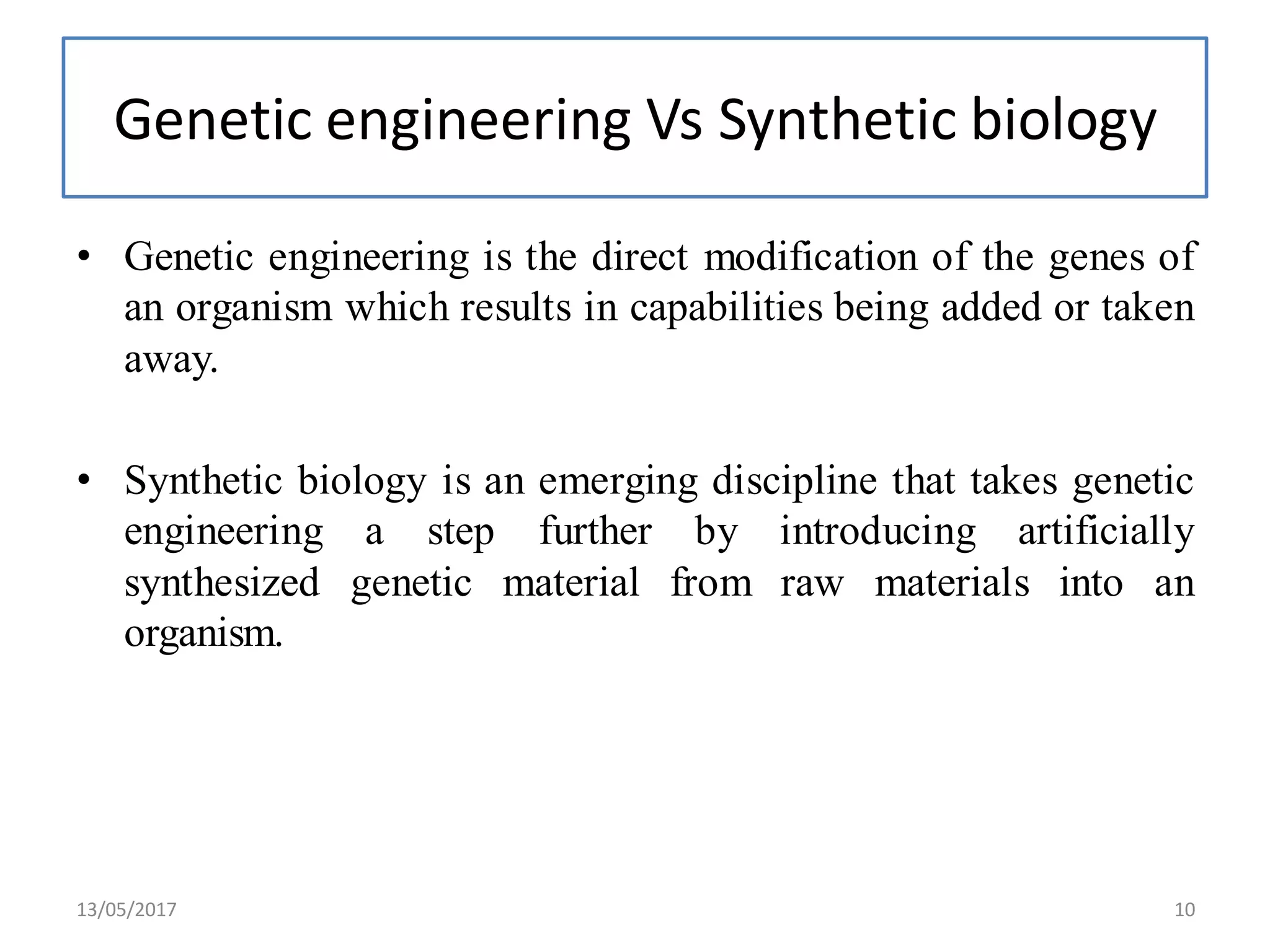 Synthetic biology for pathway engineering | PDF