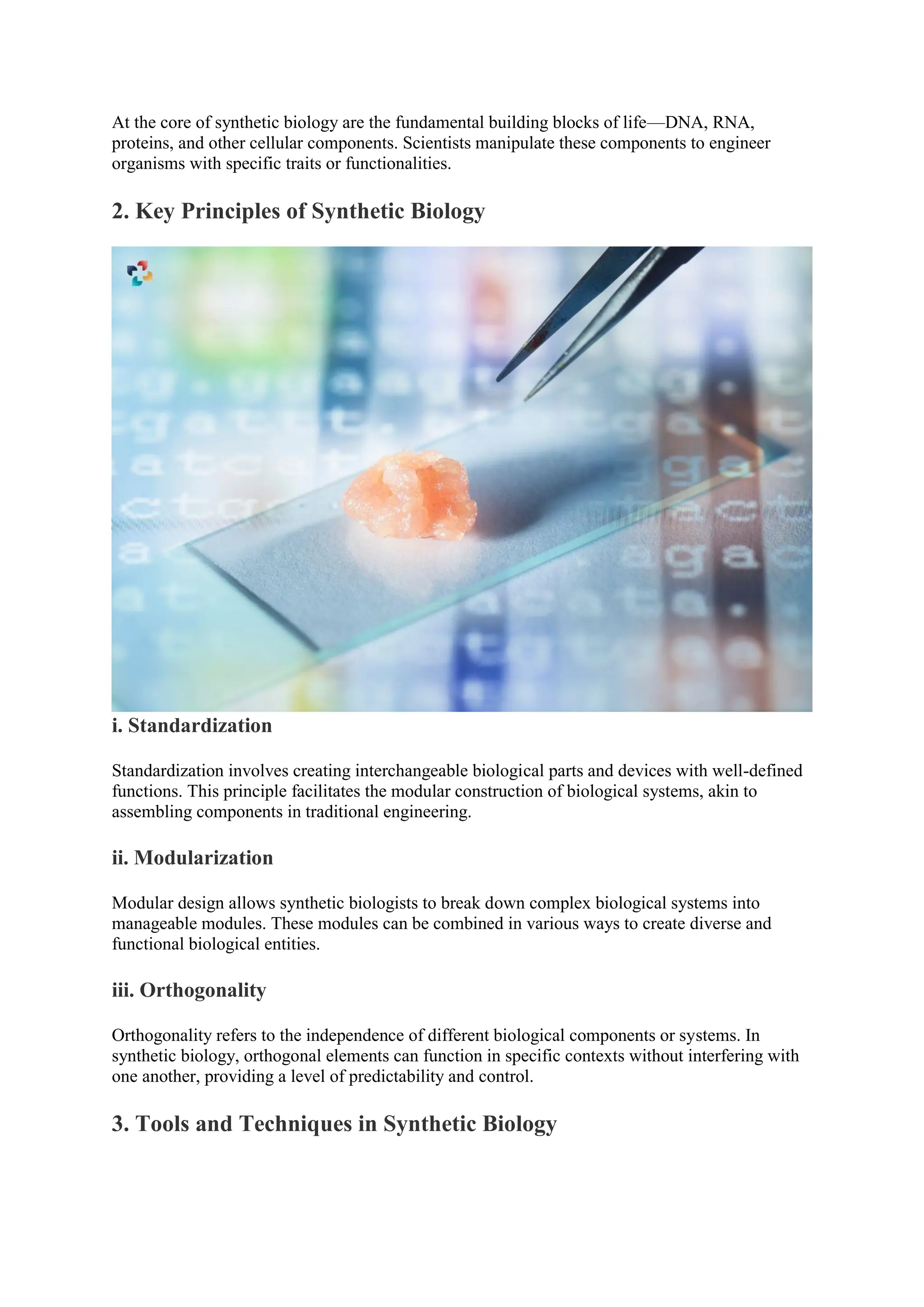 Synthetic Biology: Foundations, Tools, Techniques, Challenges and Future Directions | The ...