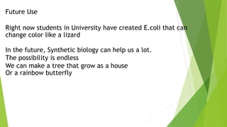 Synthetic biology James Tiffany Max | PPT