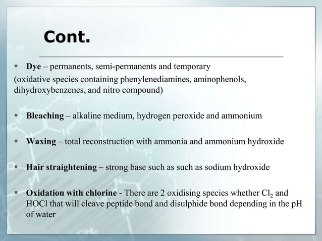 Synthetic compounds on hair by using FTIR | PPTX