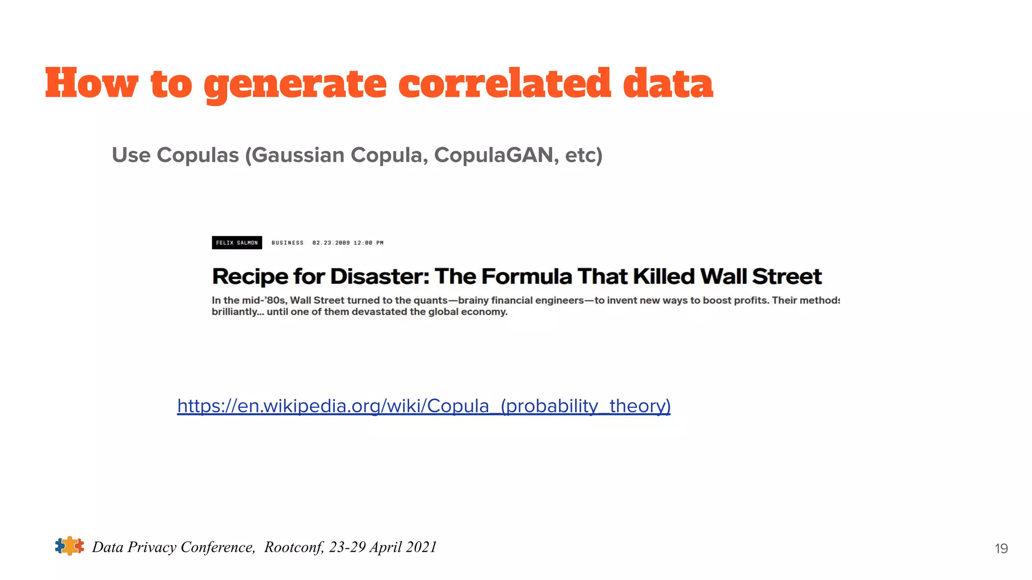 Synthetic data generation | PDF