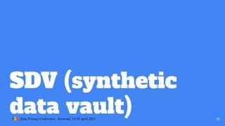 Synthetic data generation | PDF