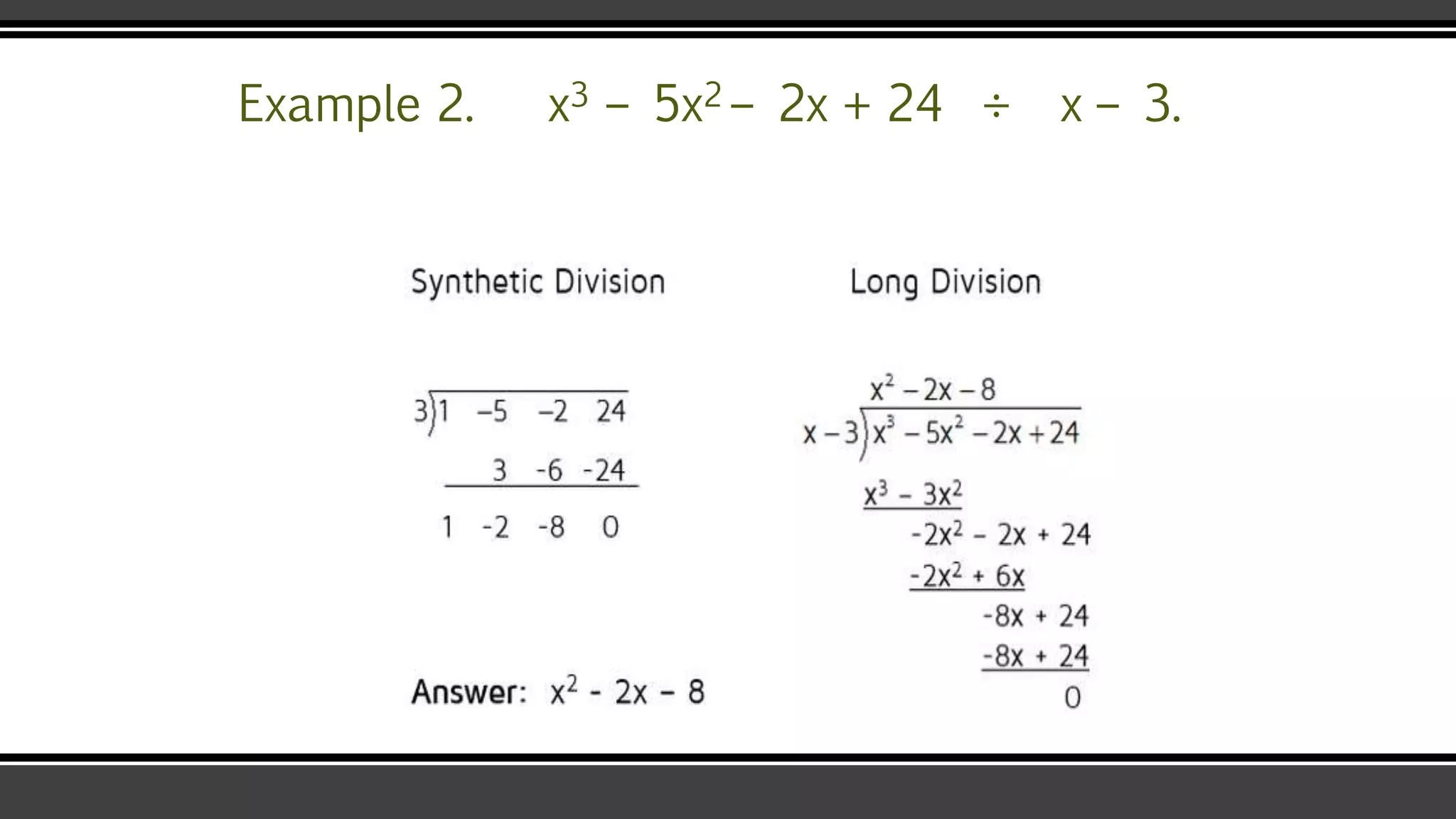 Synthetic division | PPTX