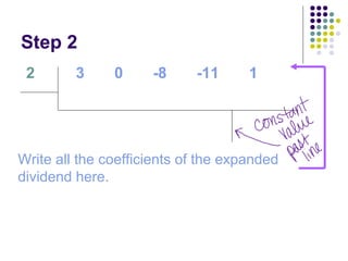 Synthetic Division Notes | PPT